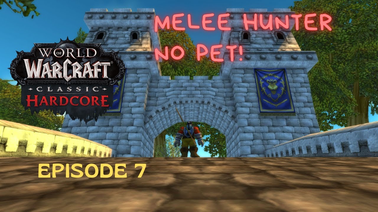 World of Warcraft Classic HARDCORE SSF - Dwarf Melee Hunter No Pet ...