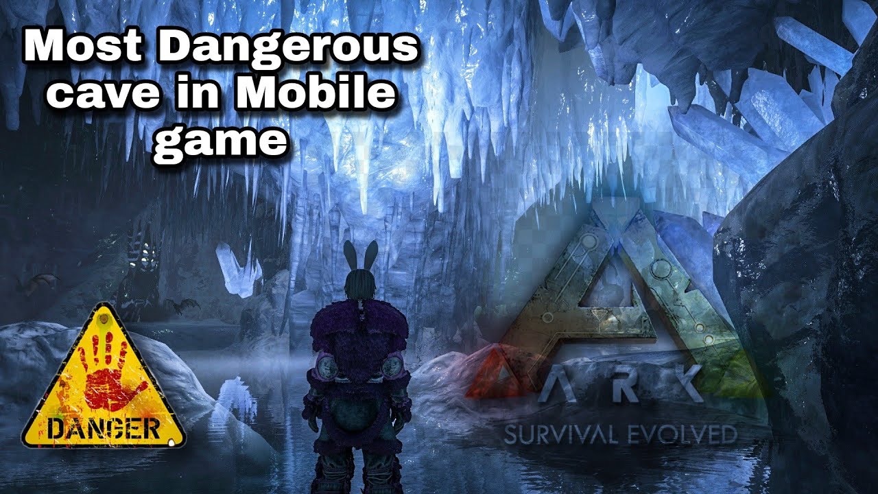 Most Dangerous cave in ARK Survival Evolved Mobile - YouTube