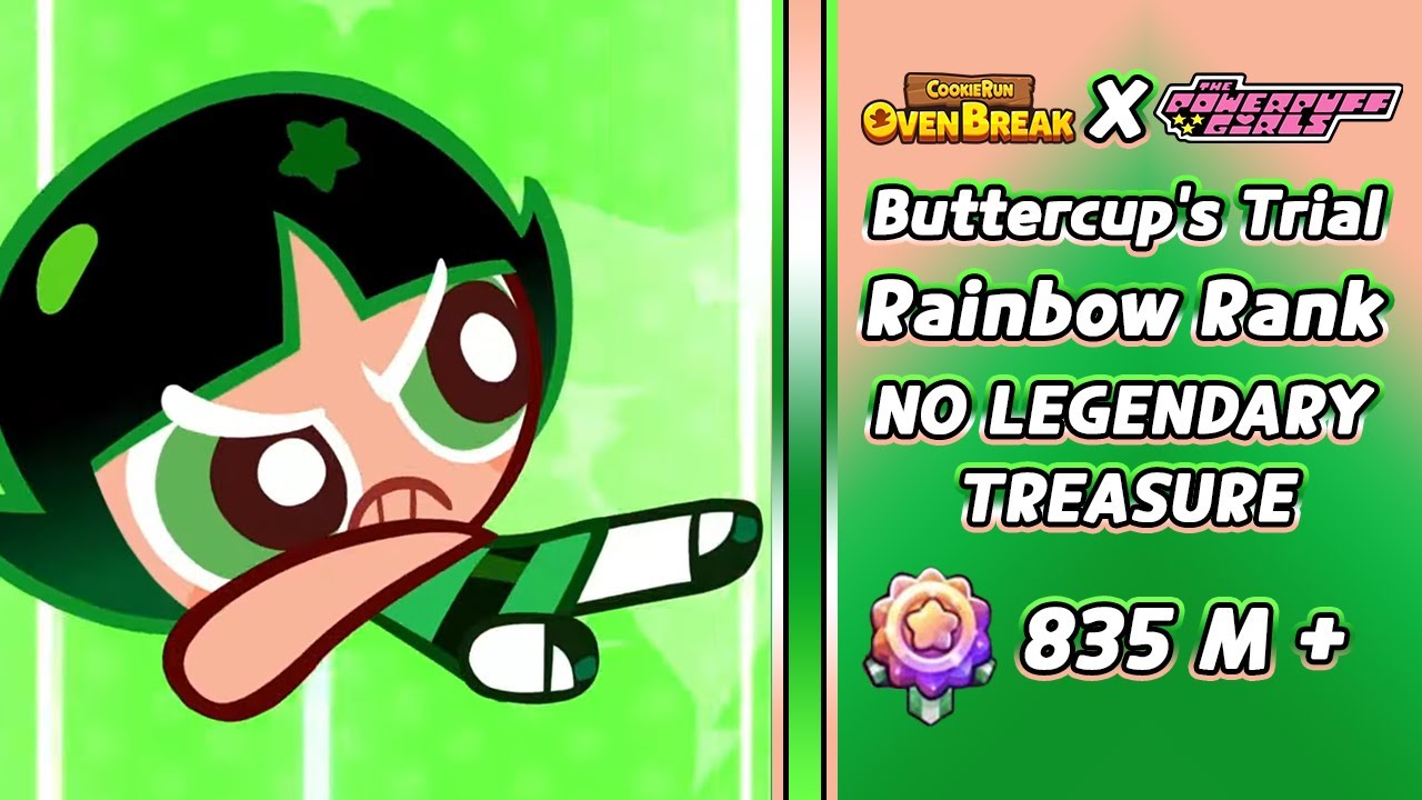 CROB X The Powerpuff Girls - Buttercup's Trial - Cookie Trials Rainbow ...