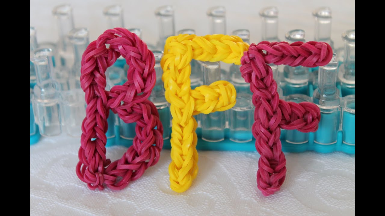 Rainbow Loom Nederlands, letter B - YouTube
