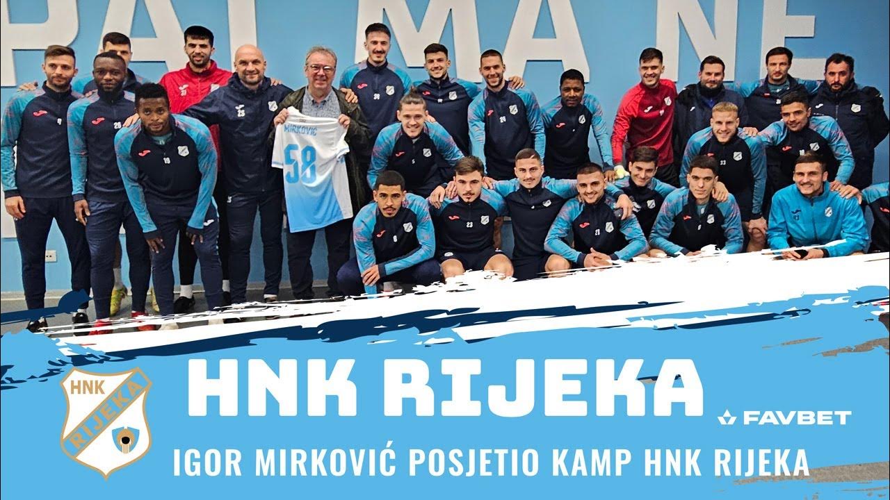 Redatelj Igor Mirković posjetio kamp HNK Rijeka - YouTube