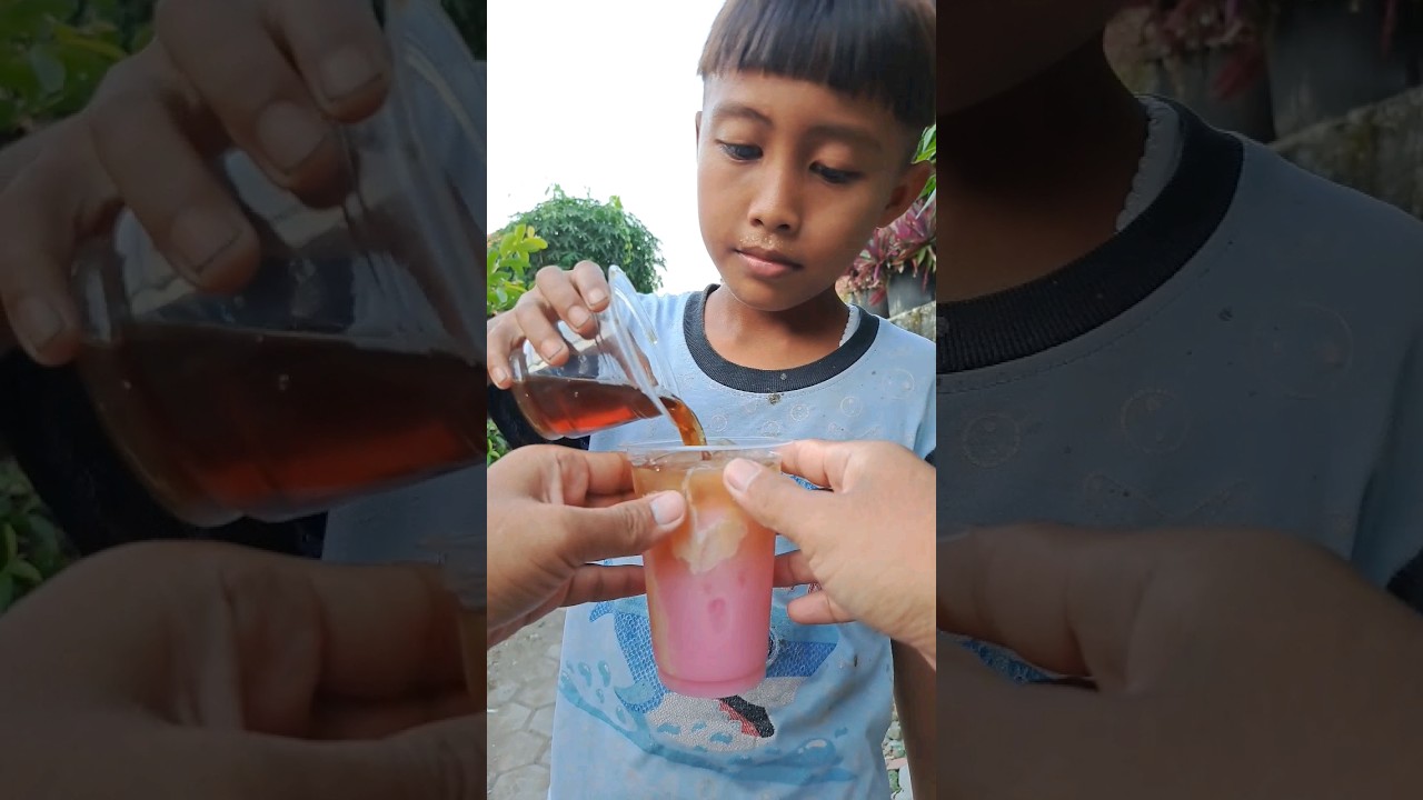 Minum pop ice susu kekinian #shorts - YouTube