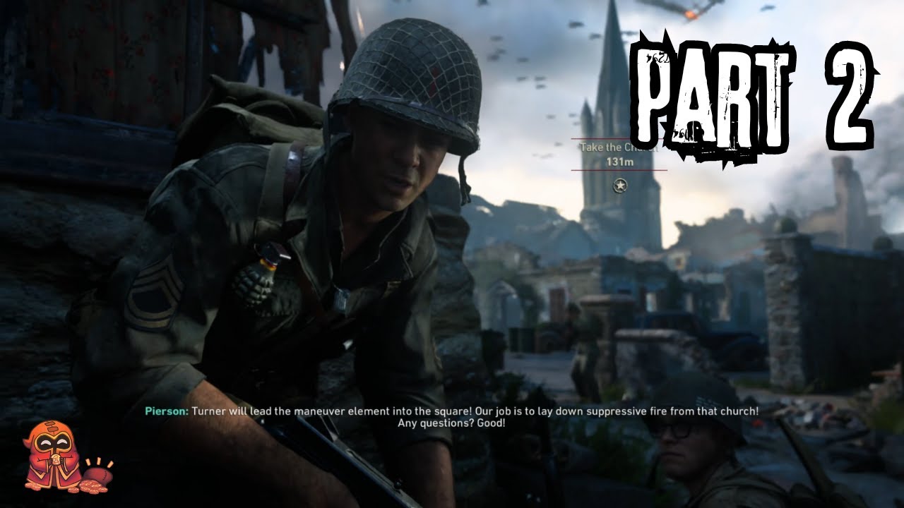 Call of Duty: WWII (2017) PC Walkthrough Gameplay Part 2 - YouTube