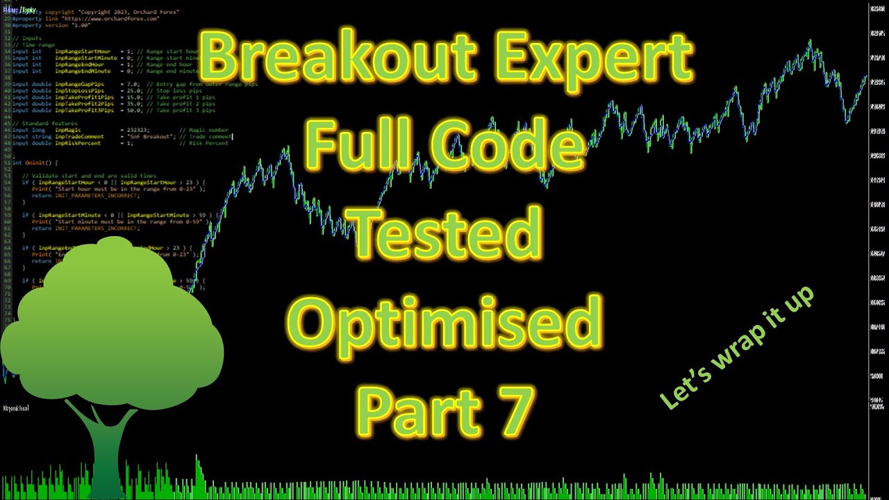 EA for Beginners, set and forget breakout, code, optimisation, testing ...