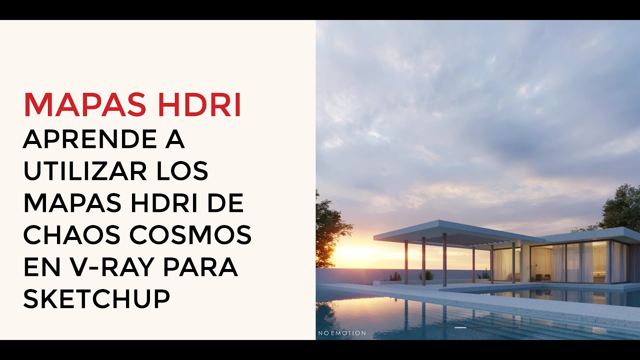 Aprende a utilizar los mapas HDRI de Chaos Cosmos en V-Ray para ...