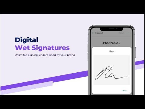 Digital Wet Signatures | Virtual Cabinet - YouTube