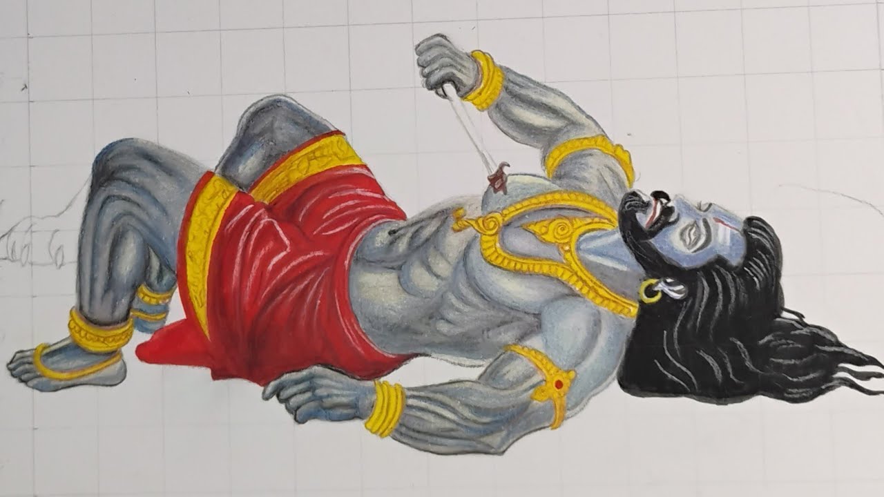 Mahishasur in Art | Powerful Demon Portrait - YouTube