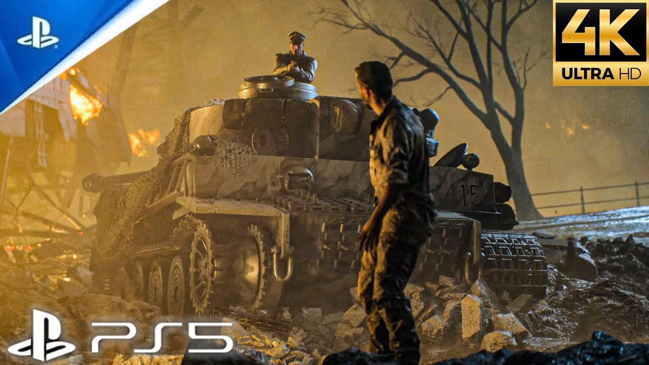 Battlefield 5 Tank Mission Gameplay | Ultra Realistic 4K 60FPS - YouTube