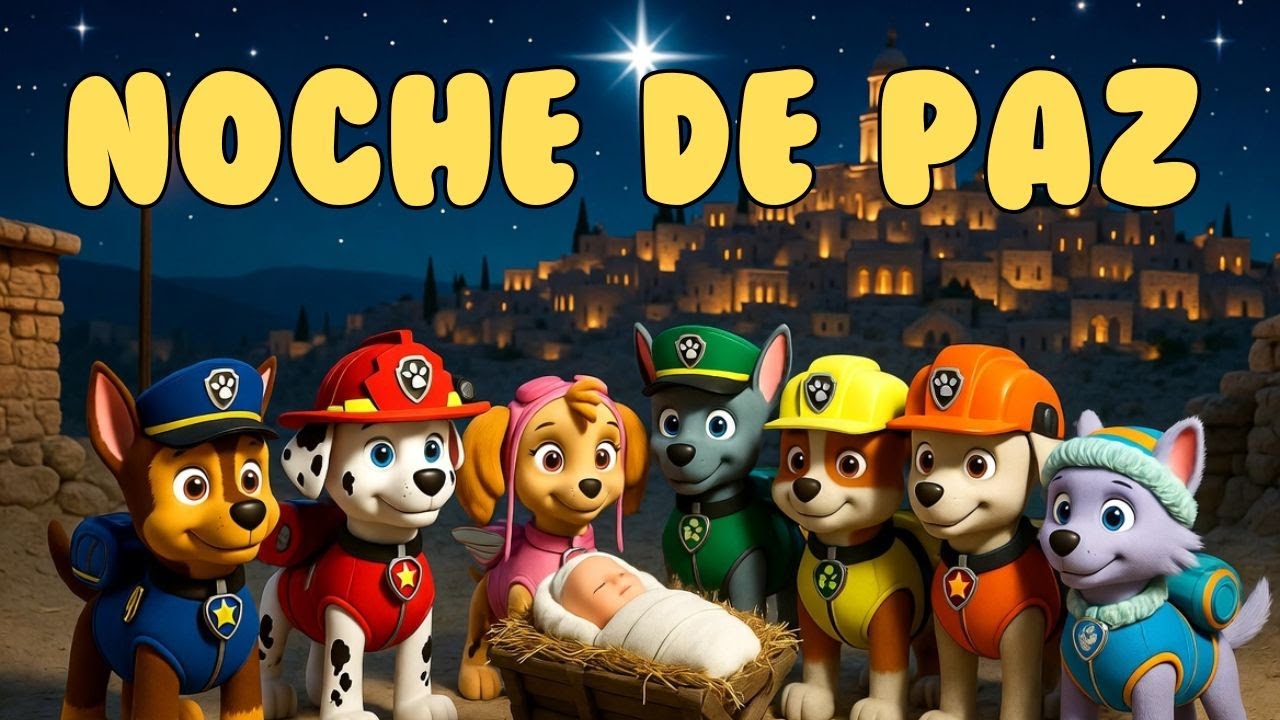 🎶 Noche de paz (Silent Night) | PAW Patrol Christmas Carol & ABC Fun 🎄 ...