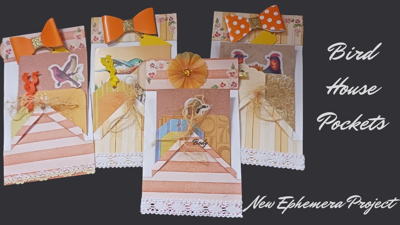 Bird House Pockets - New Ephemera Project! - YouTube