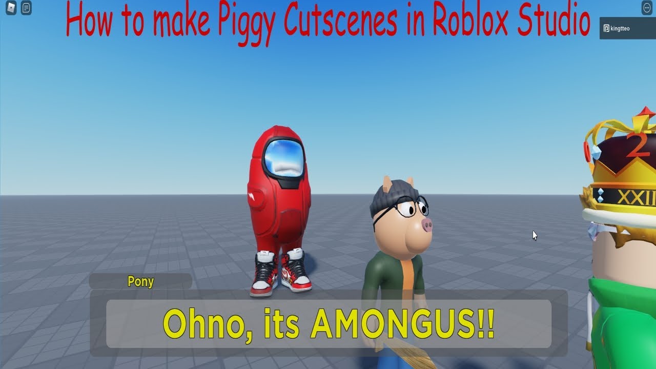How to make Piggy Cutscenes in Roblox Studio! (How To Make a Piggy Game ...