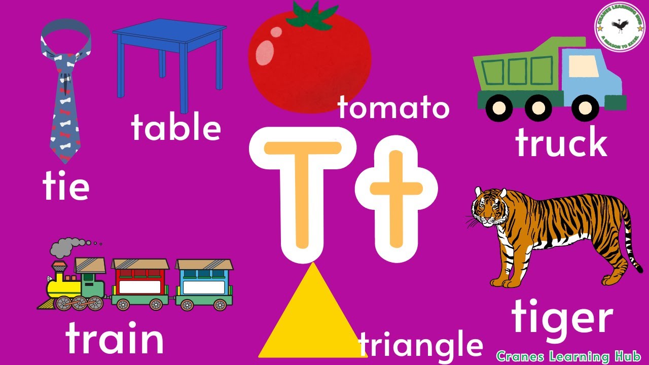 English Letter Tt - ABC Phonics Chant #kids #preschool #earlyliteracy # ...