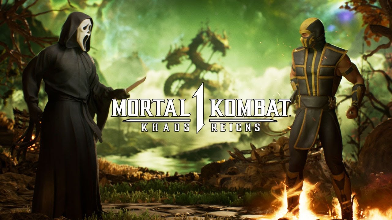 Mortal Kombat 1 Khaos Reigns Ghostface Destroys Scorpion #mk1 - YouTube
