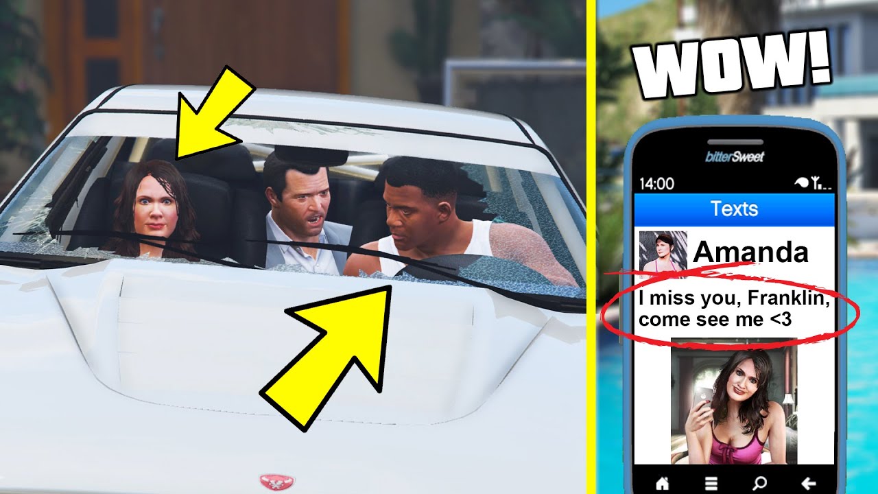What Franklin and Amanda do in Franklin's Car in GTA 5 - YouTube