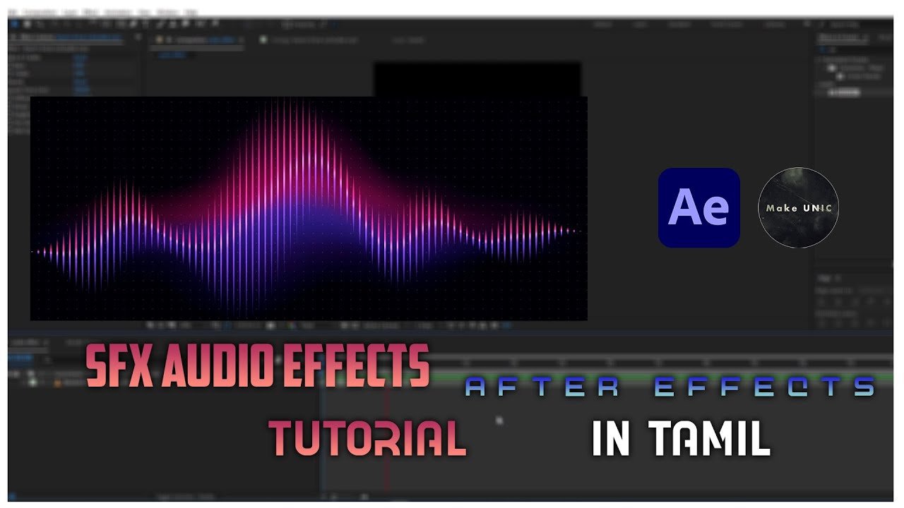 How To Create SFX Audio Effects Echo Sound Effects In After Effects In ...