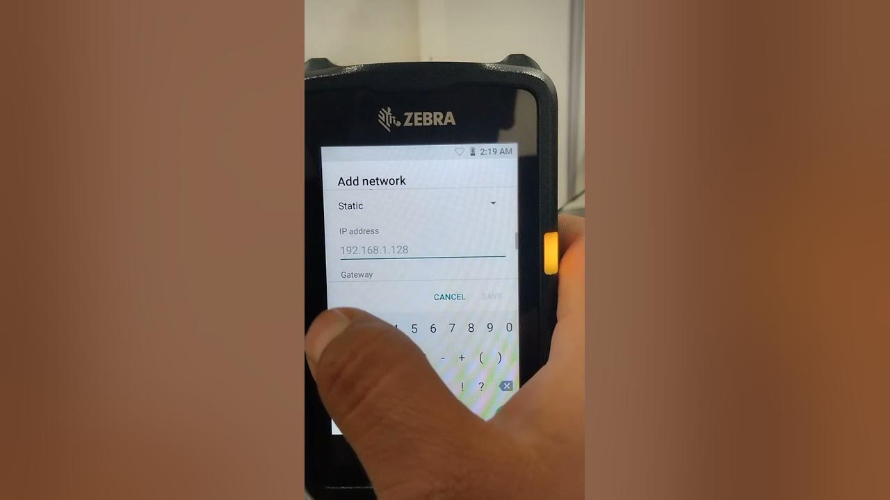 ZEBRA MC33 Configuracion wifi velocity. - YouTube