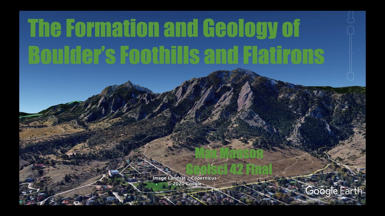 Geologic History of the Boulder Foothills and Flatirons - YouTube
