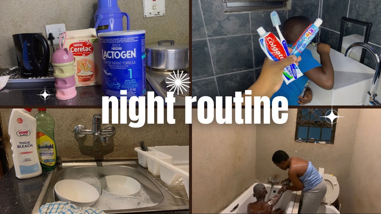 Night time routine as a single mom of 2 | South African YouTuber - YouTube