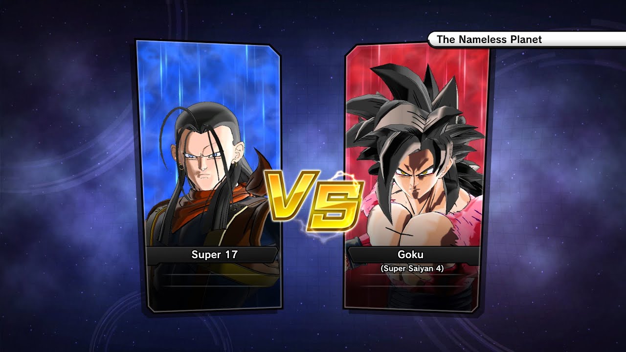 Super 17 vs Goku (Super Saiyan 4) - Dragon Ball Xenoverse 2 - YouTube