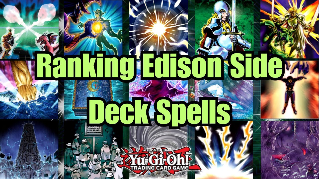 Frazier Smith's Side Deck SPELLS Tier List - YGO Edison Format - YouTube