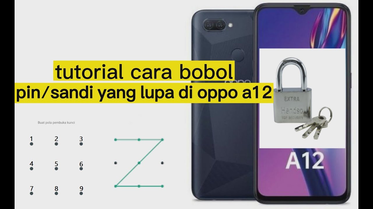 BOBOL PIN POLA OPPO A12 - YouTube