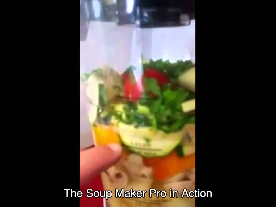 Delicious Soup in Action by the Soup Maker Pro - YouTube