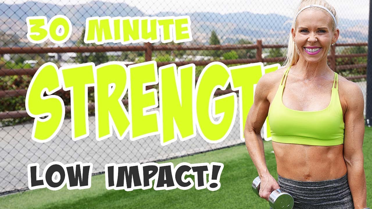 30 MINUTE STRENGTH COMBOS | Full Body Workout With Weights | No Cardio ...