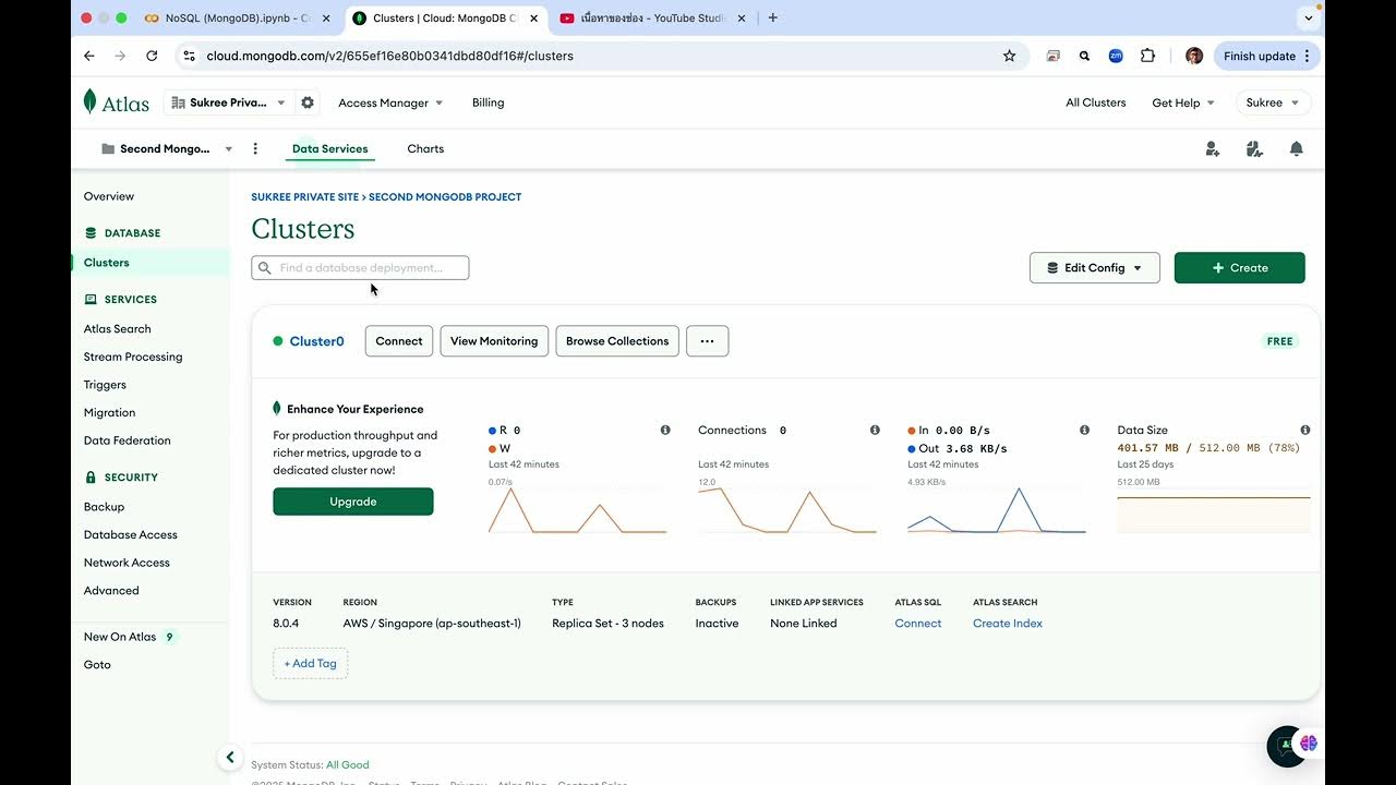 MongoDB read data find find one - YouTube