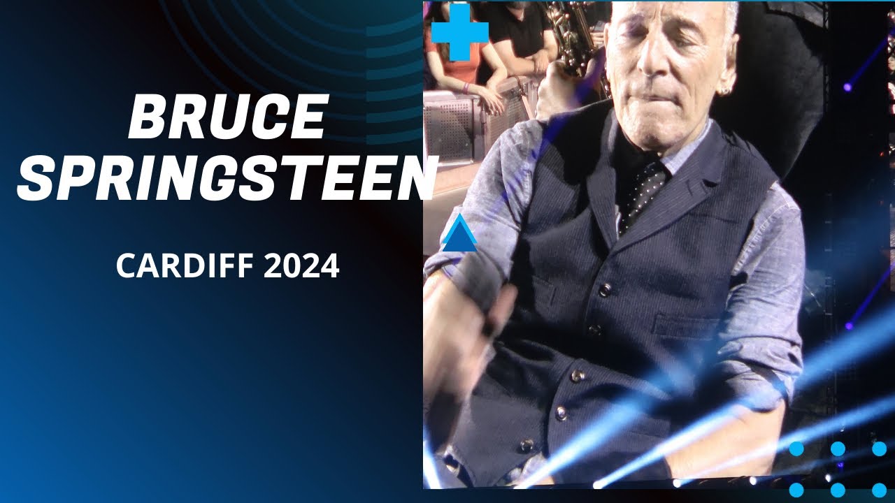 BRUCE SPRINGSTEEN CARDIFF | Darlington County - 1st European show 2024 ...