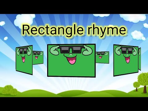 Rectangle rhymes | kidzee rhymes #cartoon #poem #englishsongs - YouTube