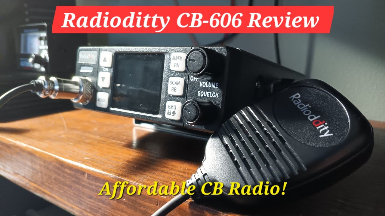 Review on Radioddity CB-606 - Affordable Entry Level CB Radio! - YouTube