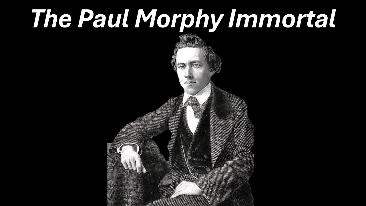 The Most Famous Chess Game: The Paul Morphy Opera Game - YouTube