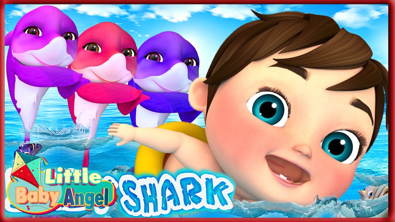 Splashy Sharky Song - Nursery Rhyme & babies songs BY Little Baby Angel ...