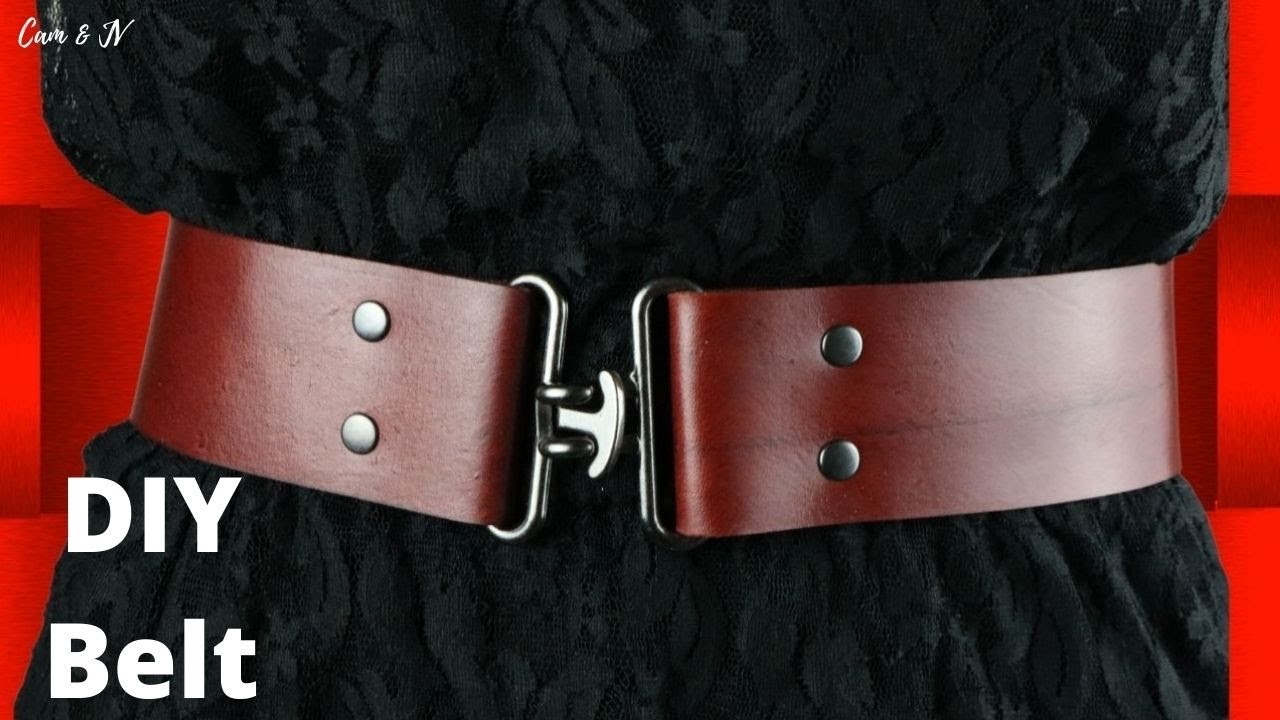 How to Make a Designer Belt for Women - Tutorial 6 - YouTube