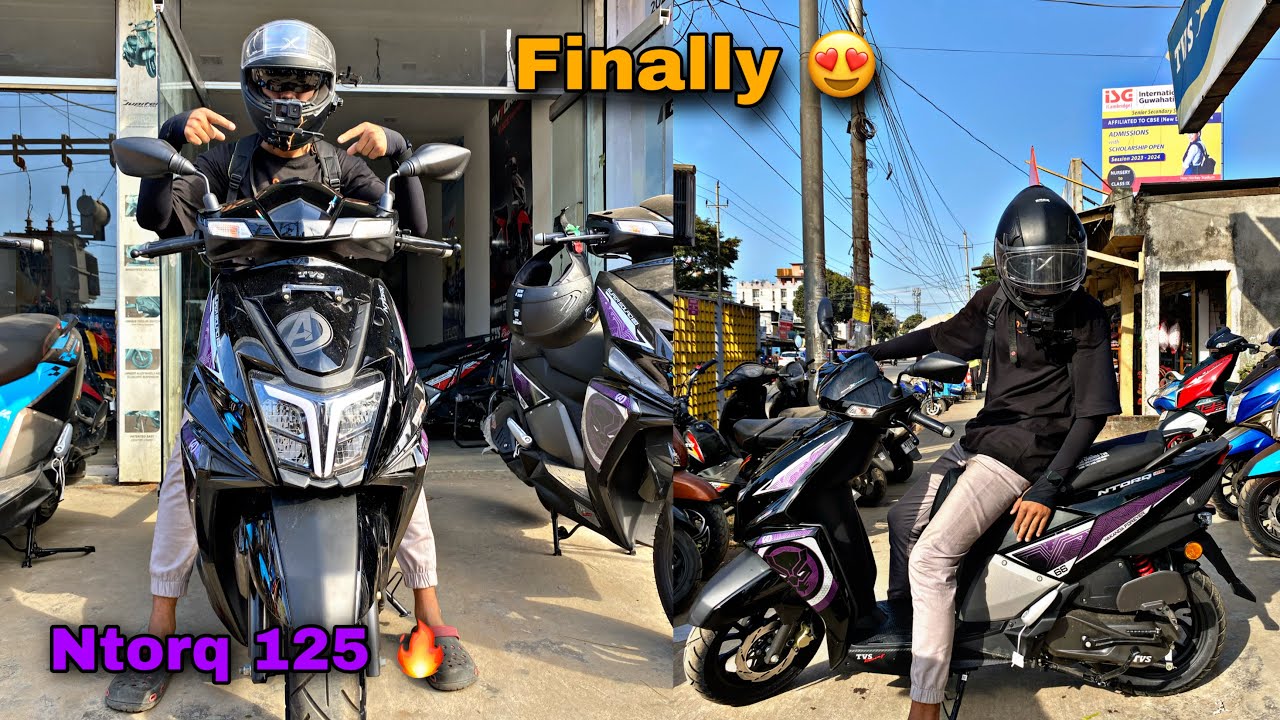 Taking Delivery of Ntorq 125 Super Squad Edition 🔥||Black Panther 🖤 ...