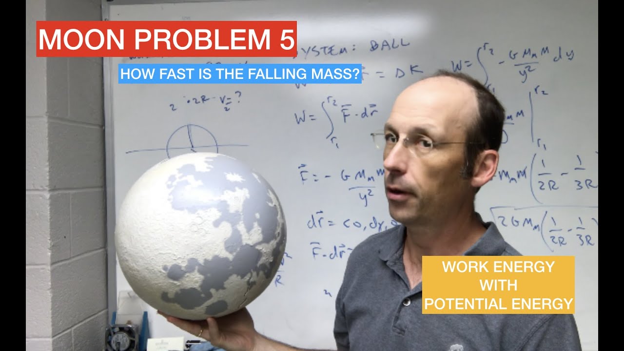 Moon Physics Problem 5 - YouTube
