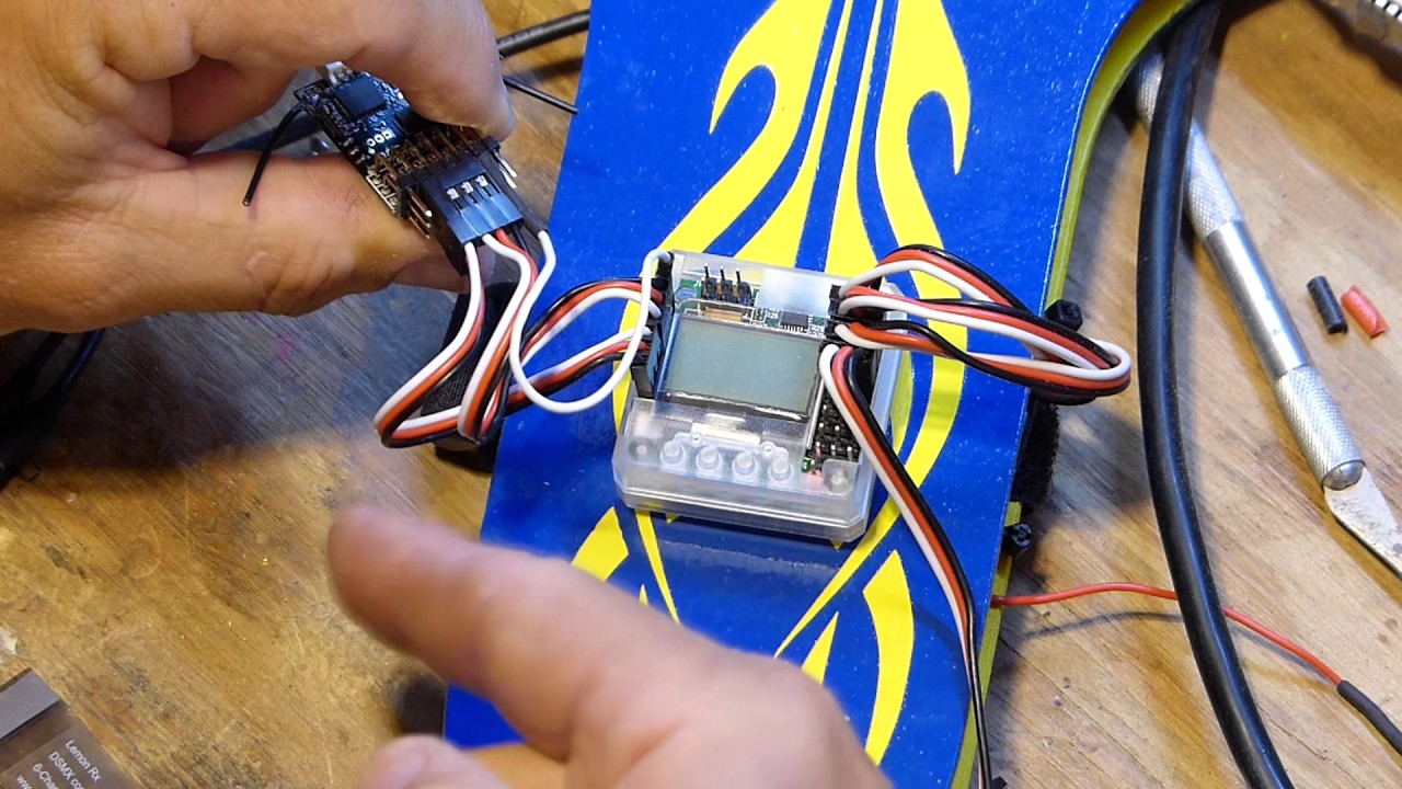 KK2 mini wire and program instructions for Simplecopter - YouTube