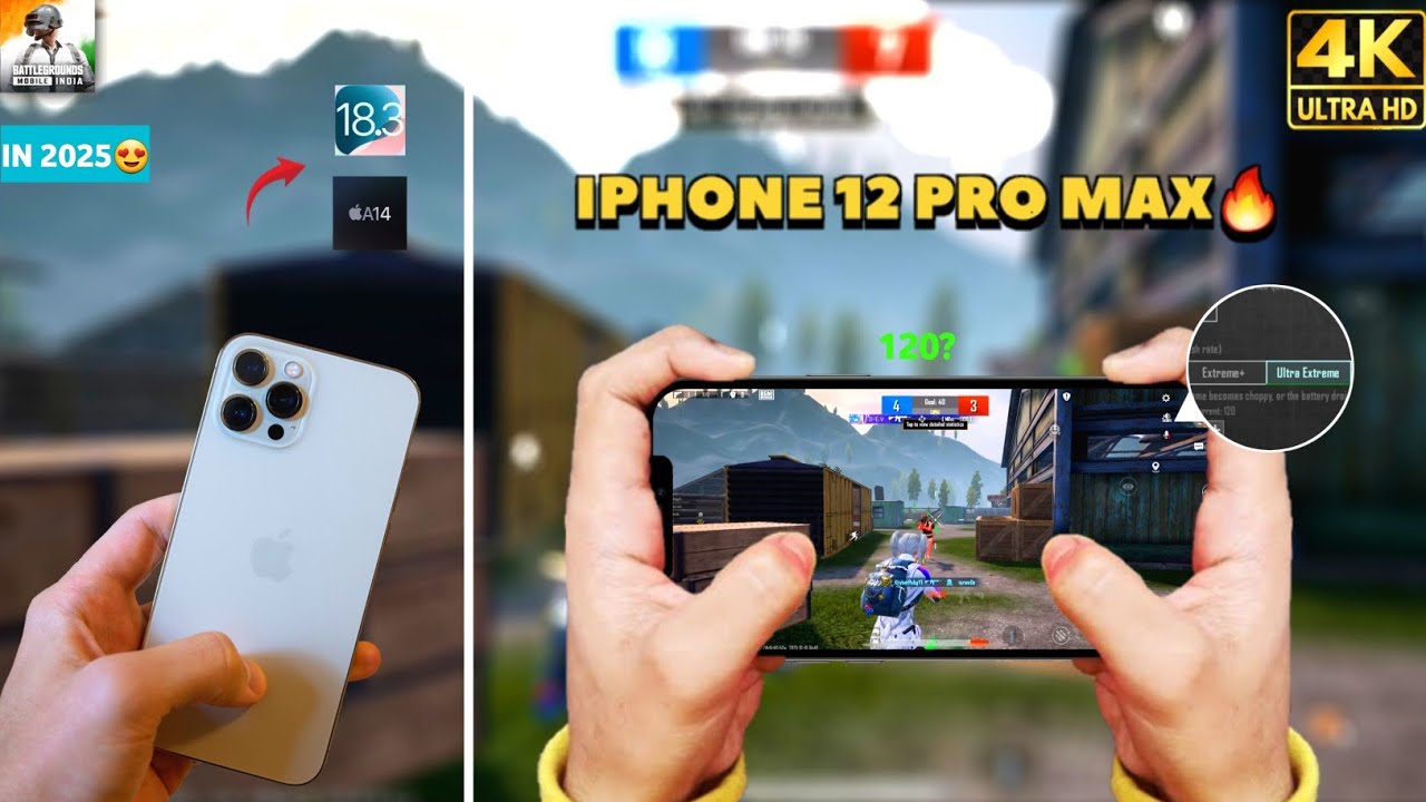iPhone 12 Pro Max Pubg Test After New Update🔥 | iPhone 12 Pro Max Bgmi ...