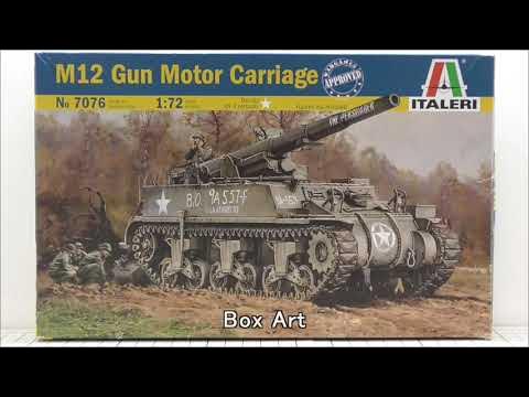 ITALERI 1/72 M12 Gun Motor Carriage Kit Review - YouTube
