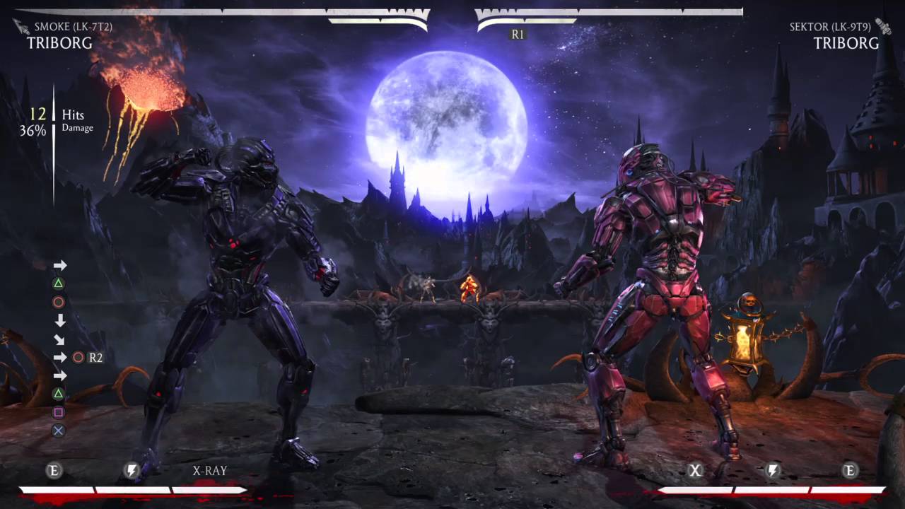 Mortal Kombat XL Triborg Smoke 36% COMBO - YouTube