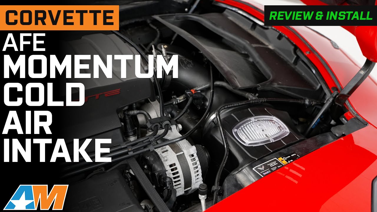2014-2019 Corvette C7 AFE Momentum Cold Air Intake with Pro DRY S ...