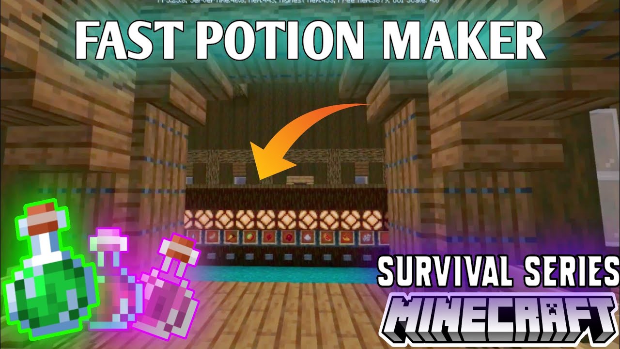 Ultimate Brewing Station - Fast Potion Maker In MINECRAFT SURVIVAL ...
