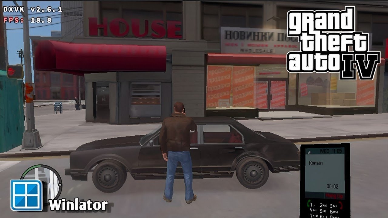 I tried GTA IV how long I got a camera bug on Snapdragon 680 | Winlator 10 hotfix - YouTube