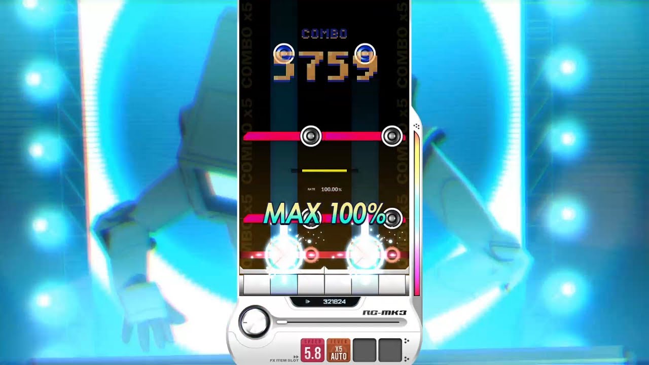 【DJMAX RESPECT V】 CODE NAME : ZERO 8B MX 100% (Lv. 14) - YouTube