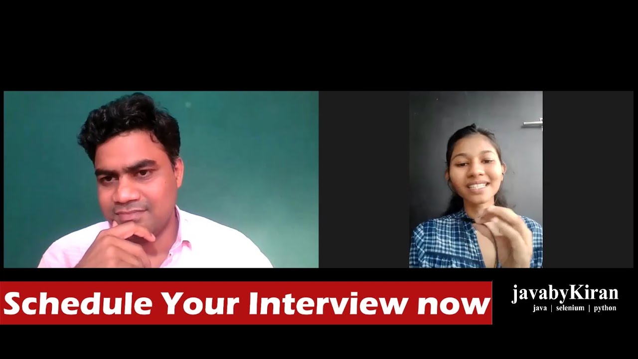 Fresher Mock interview| 2020 Pass Out | Core Java ,J2EE ,SQL, HTML CSS | #TheKiranAcademy # ...