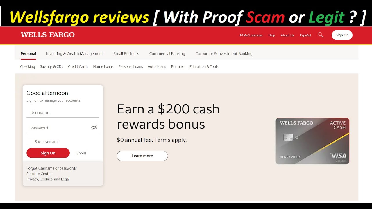 Wellsfargo reviews [ With Proof Scam or Legit ? Wellsfargo ! Wellsfargo ...