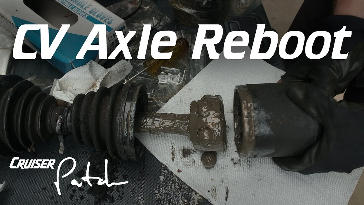 How to reboot a CV axle 100 Series Toyota Land Cruiser or Lexus LX470 ...