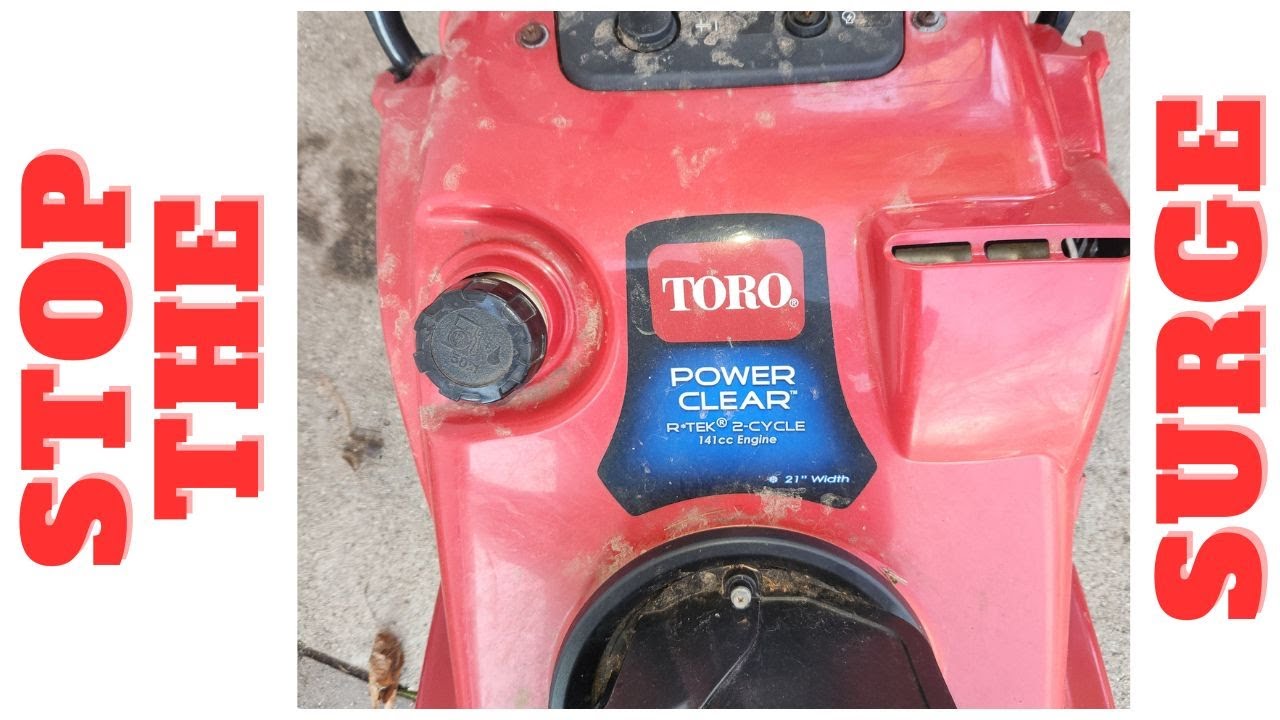 Toro Snow Clear - R-Tek Engine - Stop the Surge - YouTube