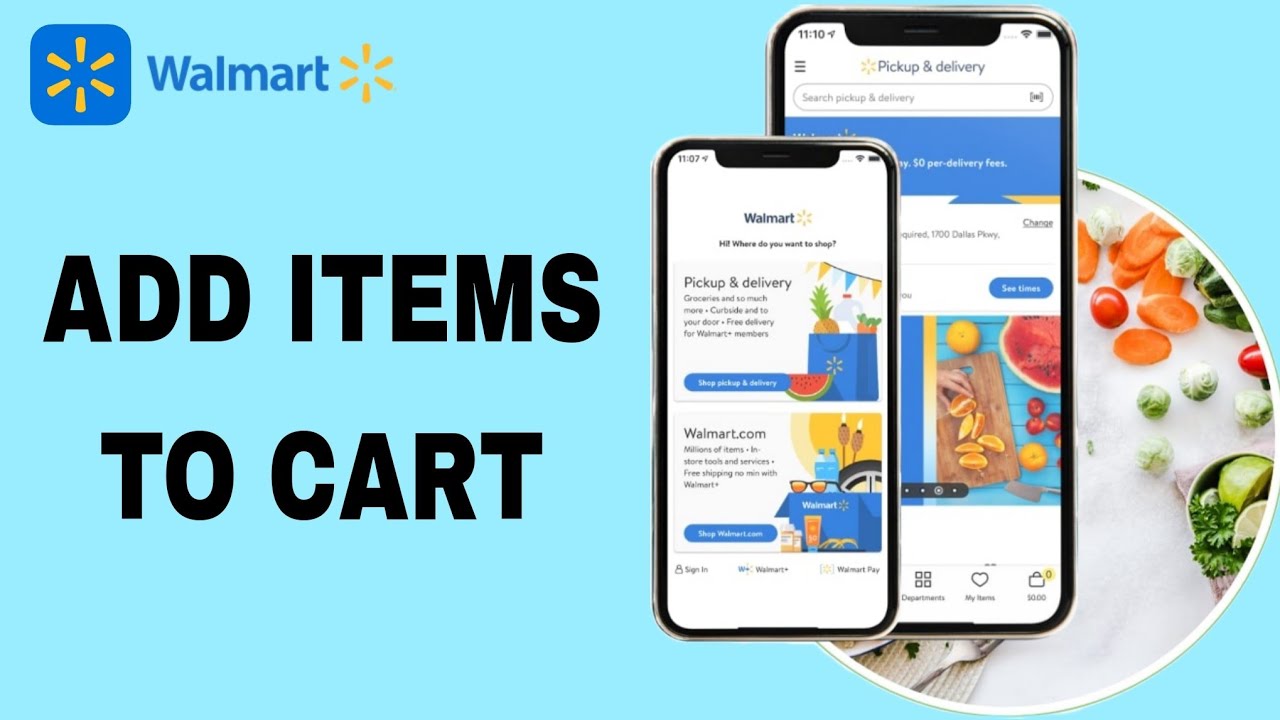 How To Add Items To Cart On Walmart App - YouTube