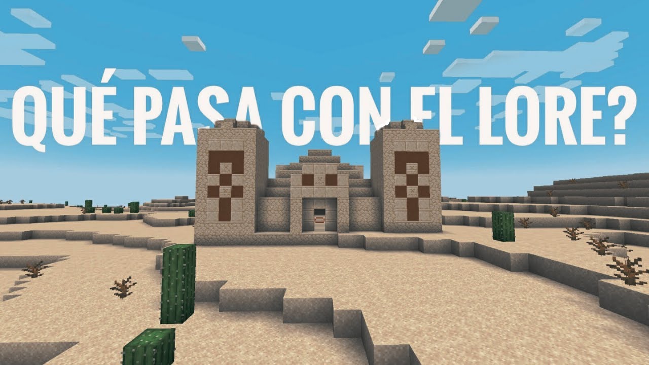 Qué pasa con el lore de Minecraft? - YouTube